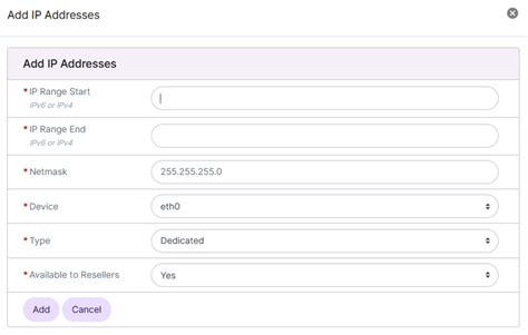 How To Manage Ip Addresses In Nodeworx — Interworx Documentation