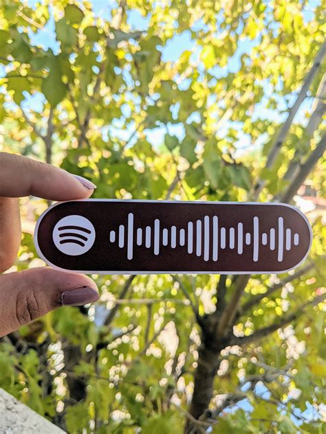 Custom Spotify Code Scannable Sticker Etsy