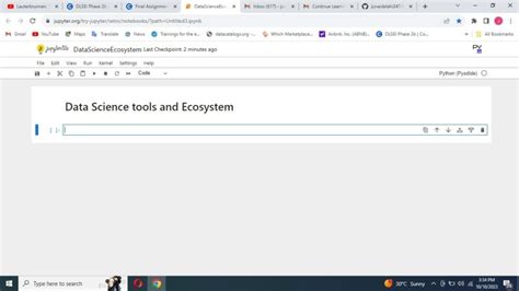 Jupyternotebook Markdown Datascience Datascientist Coursera Junaid Elahi