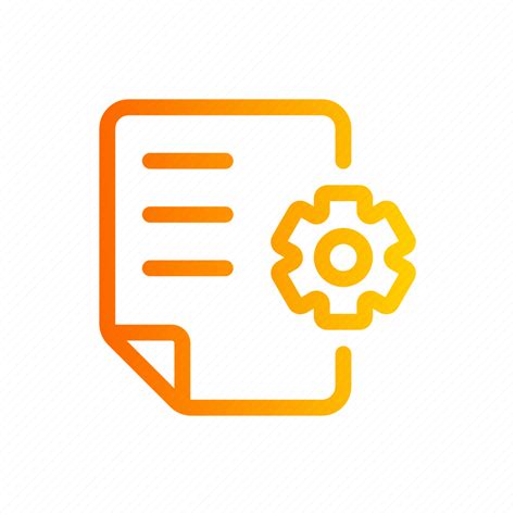 Document Configuration Settings Text File Icon Download On Iconfinder