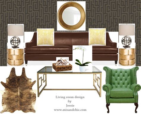 Mix And Chic Mood Board Sexy And Sophisticated Living Room