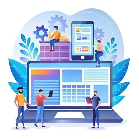 Web And Mobile App Design And Coding Concepts Premium Ai Generated Image