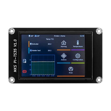 Yammee Upgraded Mks Pi V1 1 Conrtrol Board 3d Printers Motherboards Pi Ts35 Screen Dc12 24v 15w