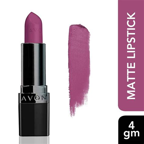 Avon True Color Perfectly Matte Lipstick Hot Plum In Hot