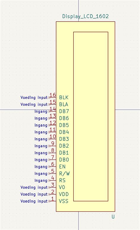 Display Lcd 1602 Kicad 6 Digitaal Domoticx