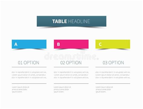 Infographic Tabular Graphic Stock Vector Illustration Of Graph Options 68856936