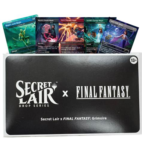 Magic The Gathering Grimoire English Secret Lair Final Fantasy Non Foi