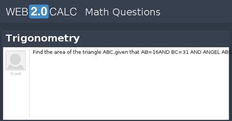 View Question Trigonometry
