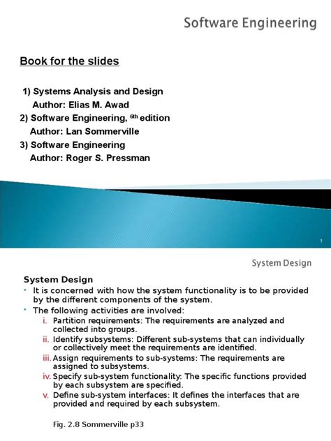 Book For The Slides 1 Systems Analysis A Pdf System Systems Engineering