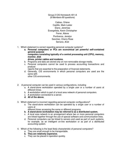 An Analysis Of Computer Security Controls And Risks In A Personal