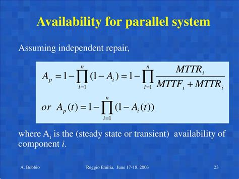 Ppt Dependability And Maintainability Theory And Methods 3 Reliability Block Diagrams