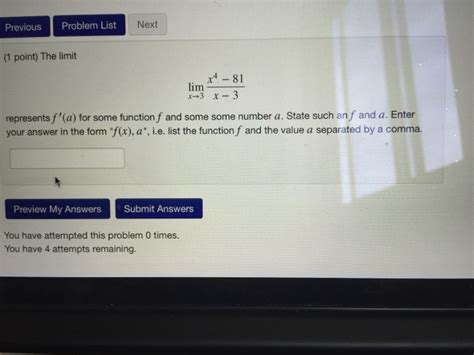 Solved 27 Problem 1 Previous Problem Listnext 1 Point