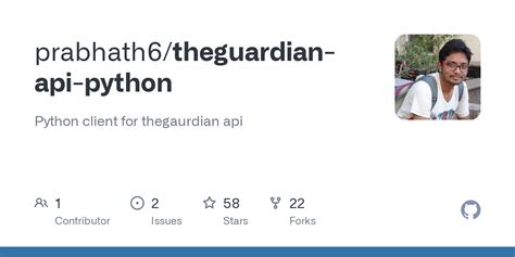github prabhath6 theguardian api python python client for thegaurdian api