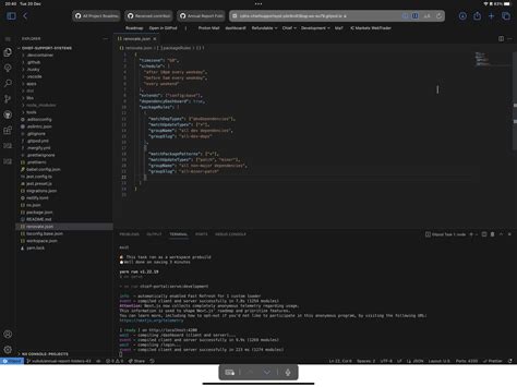 Ipad White Bar Viewport Bug Vscode In The Browser · Issue 15447 · Gitpod Iogitpod · Github