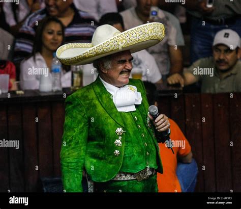 Mexico City Mexico May 16 Vicente Fernandez Singer Of Popular