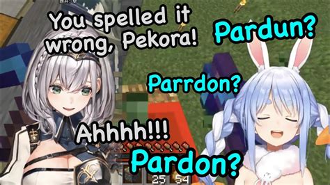 【eng Sub】pekora And Noels English Battle Youtube