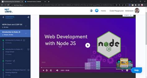 Ambreesh Kumar On Linkedin Day2 Nodejs Ccbp Nxtwave Fullstack