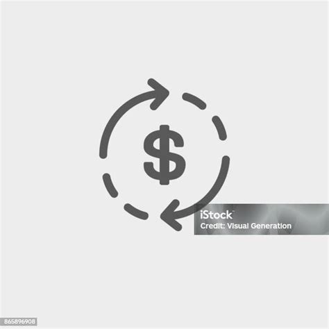 머니 달러 기호 화살표 여윔 꺾은선형 아이콘크기 경제에 대한 스톡 벡터 아트 및 기타 이미지 경제 교환 구매 Istock