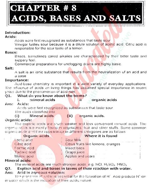 Solution Chemical Equilibrium Acid Bases And Salts Studypool