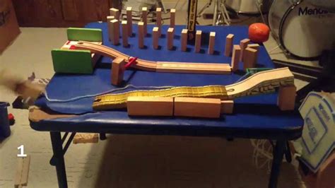 A Rube Goldberg Machine 4 My First Table Rgm Kath Saige Youtube