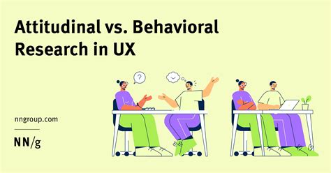 Attitudinal Vs Behavioral Research In Ux Nn G