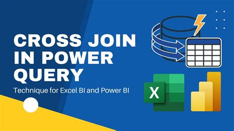 Cross Join In Power Query Excel And Powerbi Youtube