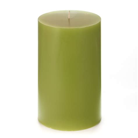 4x6 Green Pillar Candle