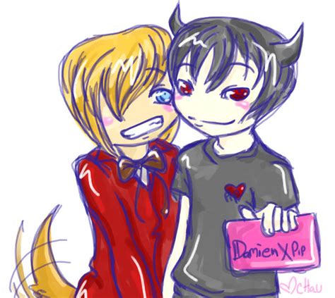 Damien N Pip By Pip X Damien Club On Deviantart