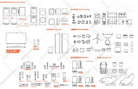电器图块 Cad施工图施工图下载 施工图电器图块 Cad施工图下载 施工图电器图块 Cad施工图免费下载 建e室内设计网