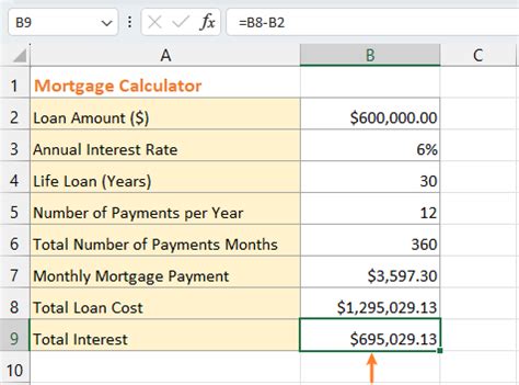 How To Calculate Monthly Mortgage Payment In Excel