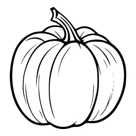 Pumpkin Clip Art Black White Vectors And Illustrations For Free Download Freepik