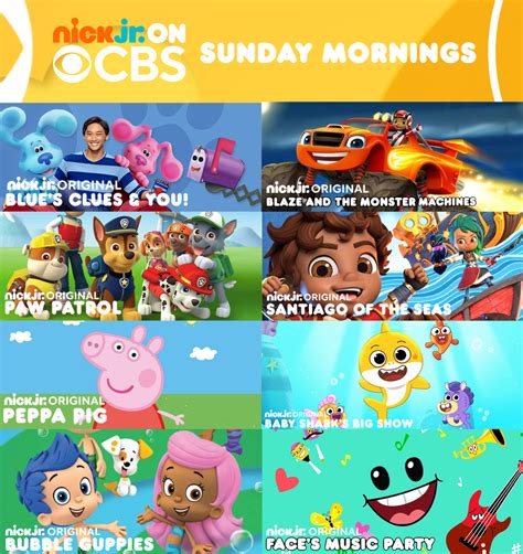 Nick Jr On Cbs Sunday Mornings 2022 23 V3 By Markpipi On Deviantart