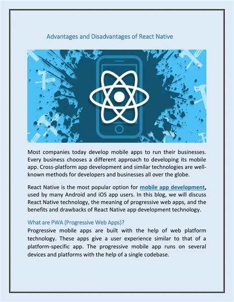 PPT Advantages And Disadvantages Of React Native PowerPoint Presentation ID