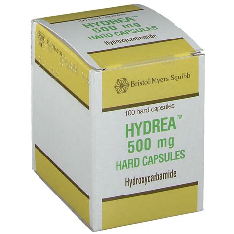 Hydrea Hydroxyurea Hydroxycarbamide Pharmaserve