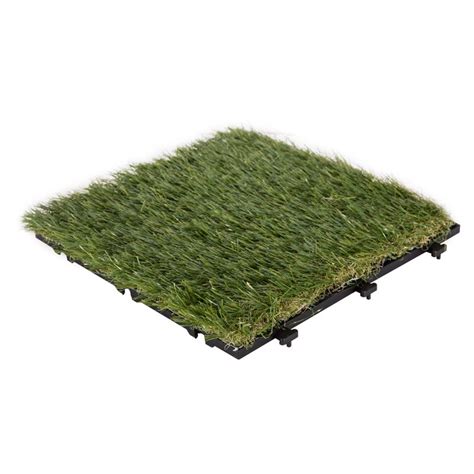 Interlocking Plastic Garden Tiles Garden Artificial Turf Permeable
