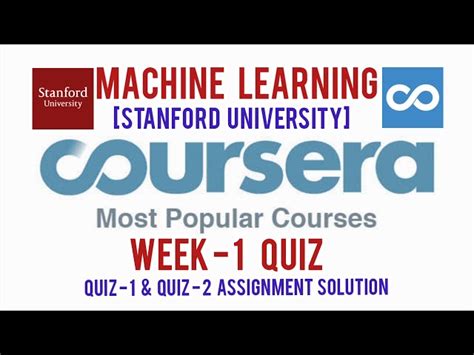 Coursera Machine Learning Quiz Answers For Week 1 Reason Town