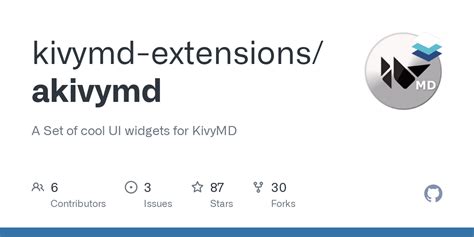 Github Kivymd Extensionsakivymd A Set Of Cool Ui Widgets For Kivymd