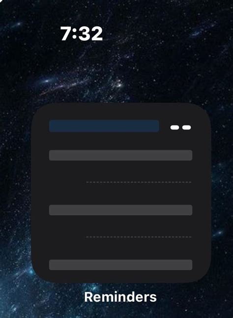 Shouldnt My Reminders Widget Be Showing My Active Reminders Its Been
