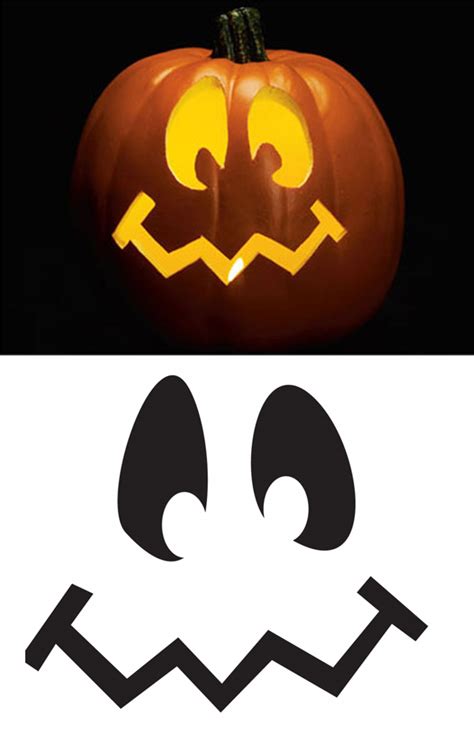 Easy Pumpkin Faces Printable Templates For Halloween Printables For