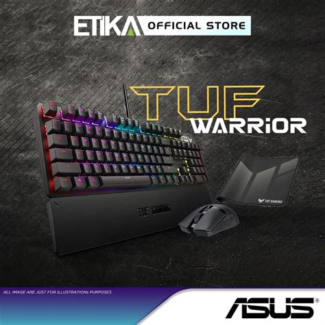 Bundle Set Asus Tuf Warrior Set Gaming Combo Asus Tuf K3
