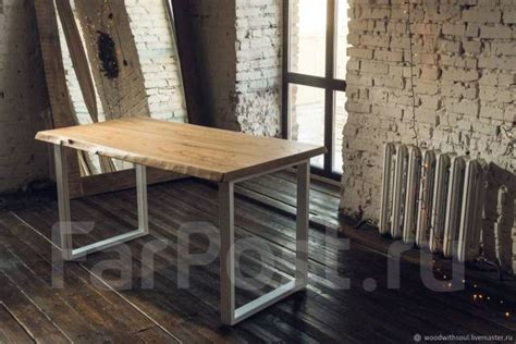 Стол в стиле лофт из дерева и металла новый под заказ Цена 20 000₽ во Владивостоке