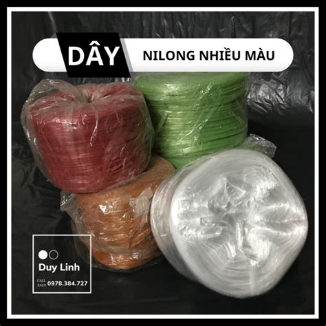 Dây Nilon Buộc Hàng Hoá Dây Dứa Nilon Nhiều Màu Đa Dụng Lazada Vn
