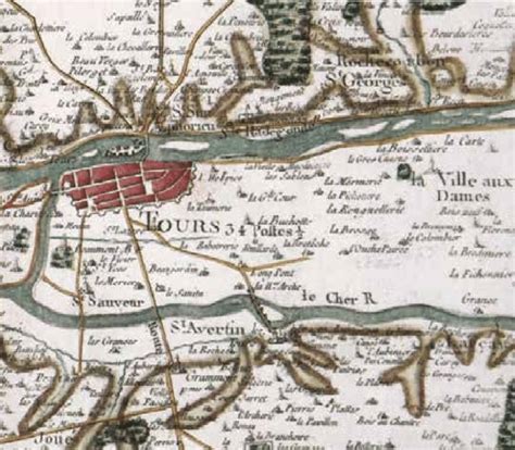 Tours On The Cassini Map Mid 18th Century Download Scientific Diagram