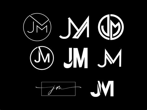 Monogram Jm Logo Design Graphic By Rajuahamed Aa Creative Fabrica