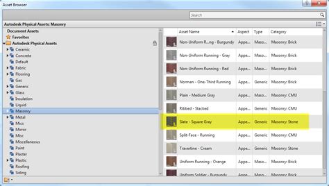 Revit Tip Exploring The Material Browser Envisioncad