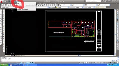 CIAMIS CARA PRINT GAMBAR PADA AUTOCAD