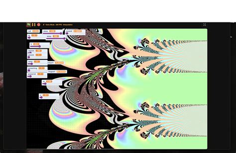 Made Some Cool Fractals Using Scratch Second Picture Is From Turbowarp