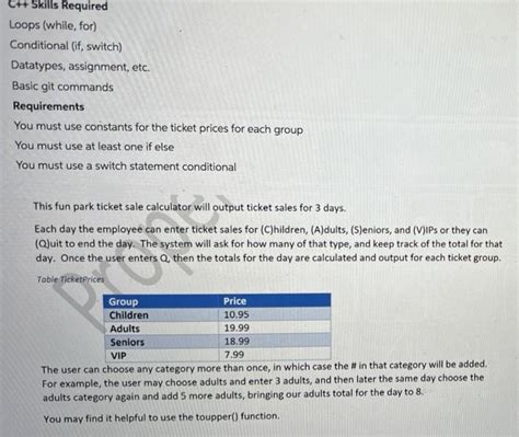 Solved Use If Else Loops And Switchalso Use While For