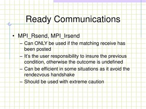 Ppt Advanced Mpi Programming Powerpoint Presentation Free Download