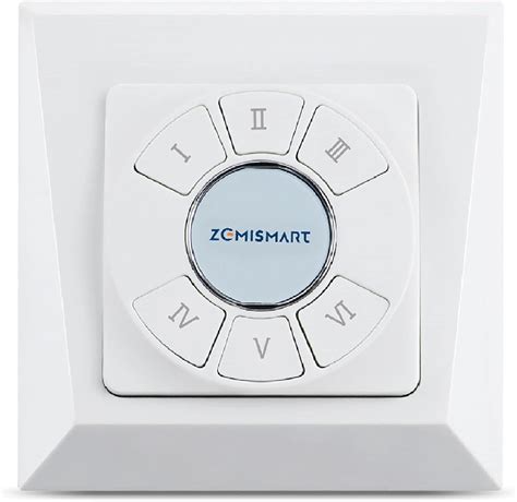 Zemismart 6 Gang Tuya Zigbee Wireless Scene Switch Remote Control 18 Scene Smart Switch Push